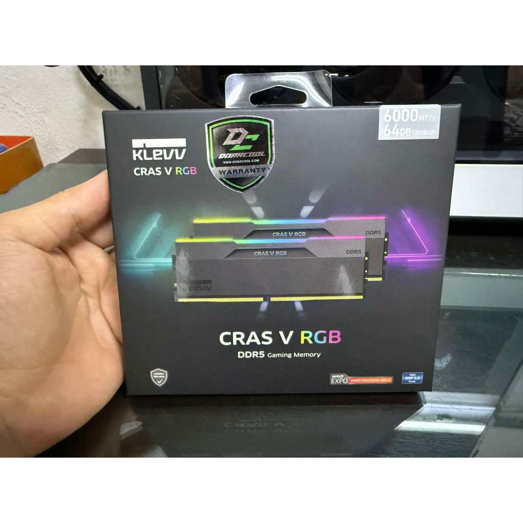KLEVV CRAS V RGB DDR5 Gaming OC Memory - Ram 64GB (32GBx2) 6000MHz แรม ...