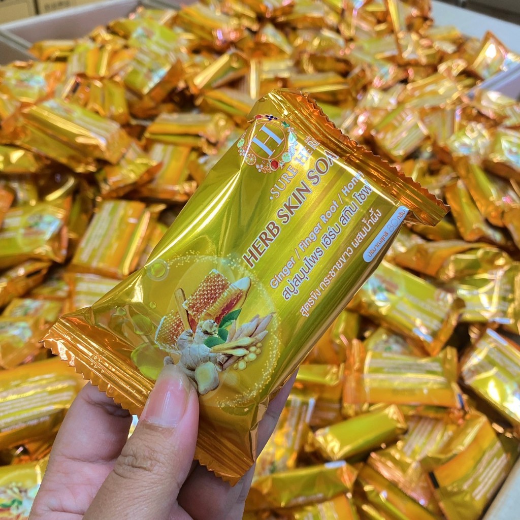 สบู่ขิงชัวร์เฮิร์บ SURE HERB สบู่สมุนไพรชัวร์เฮิร์บ สกิน โซฟ [ เปิดบิล ...