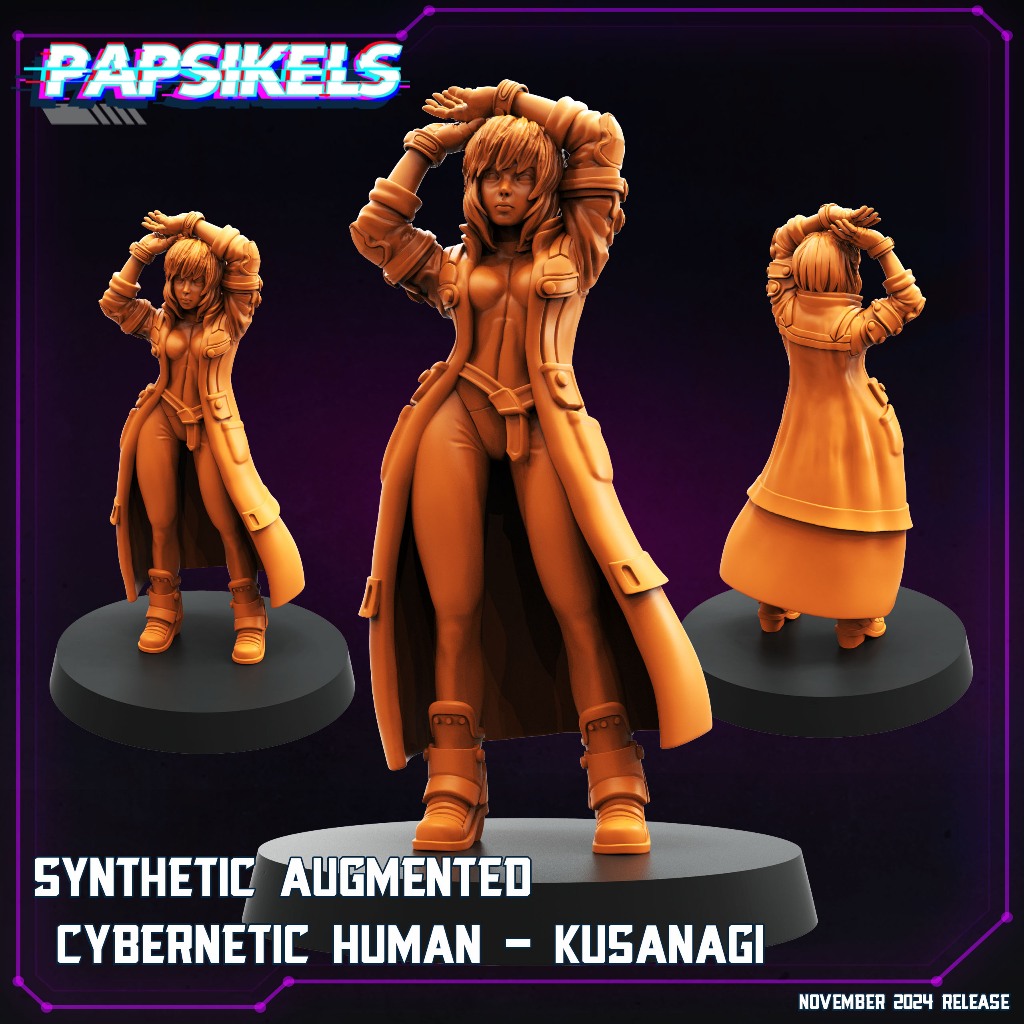 Syn-Aug-Cyb Human Kusanagi - Spirit in the Shell - Humanoid Human ...