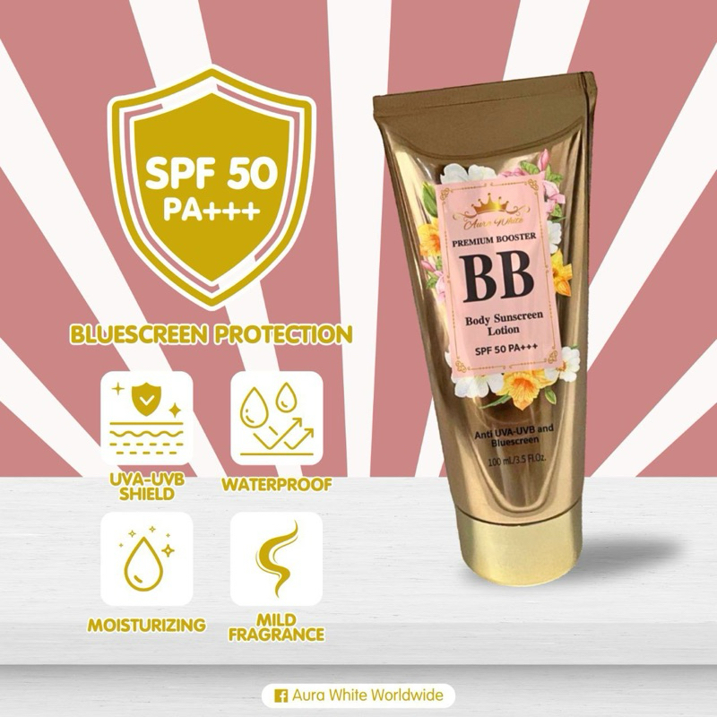 Premium Booster BB body Sunscreen lotion SPF 50+++ | Shopee Thailand