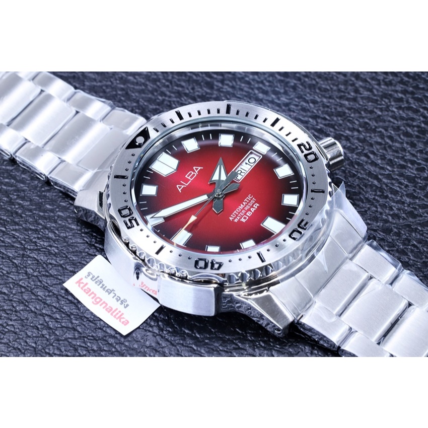 (แถมกล่องแบบพกพา) นาฬิกา Alba Tuna Automatic รุ่น AL4637X / AL4637X1 ...