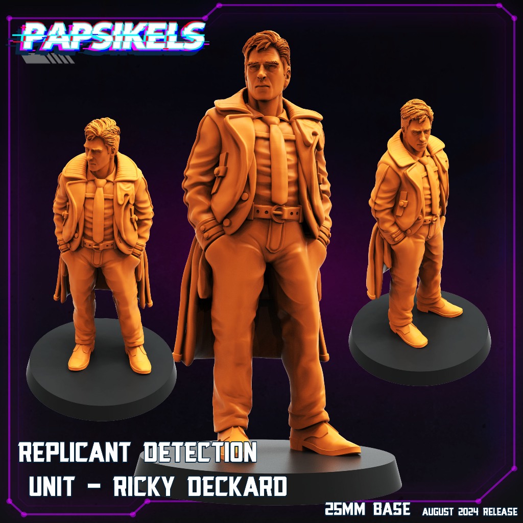 Replicant Detection Unit Ricky Deckard - Blade Walker - Humanoid Human ...