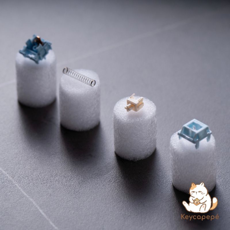 HMX Yogurt linear switch (10ชิ้น) pre lubed สวิตช์คีย์บอร์ด 1จังหวะ | Shopee Thailand