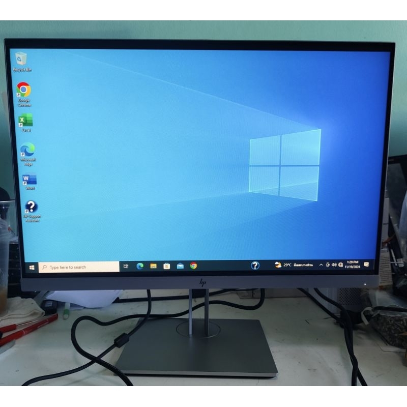 จอคอมตั้งโต๊ะ HP E243i ขนาด 24" Full HD IPS 16:10 Monitor (Black ...
