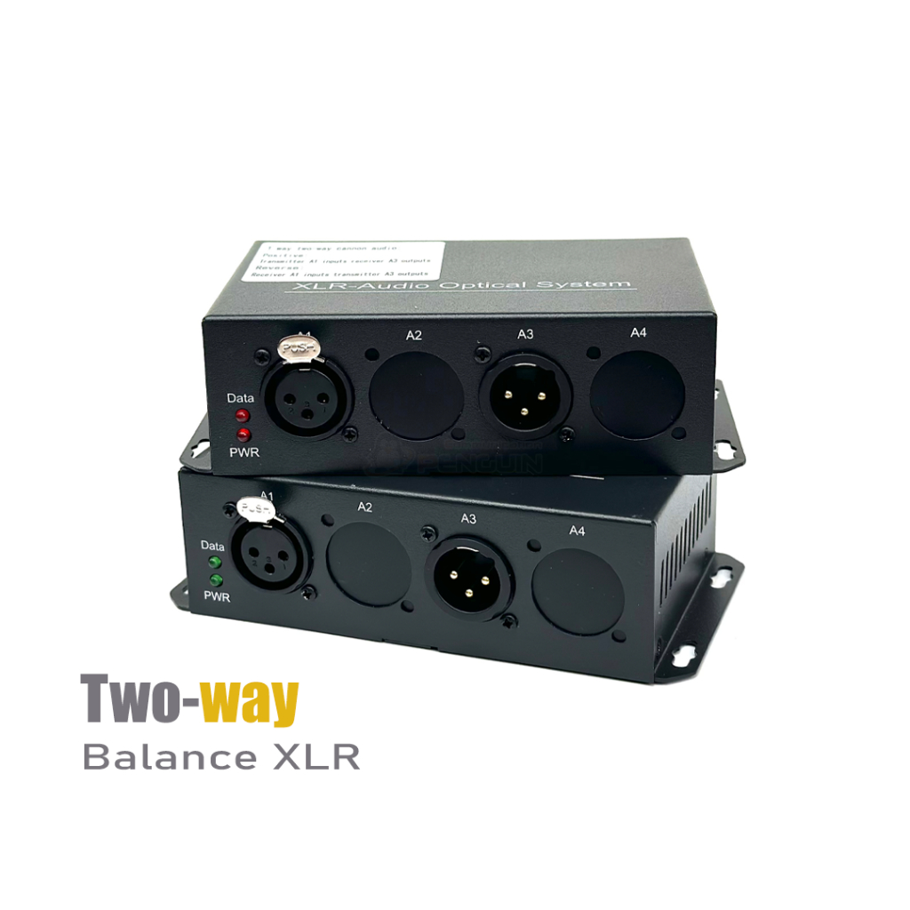 2-Way (XLR) Balanced Audio Fiber Optic Extender 1 ช่อง | Shopee Thailand