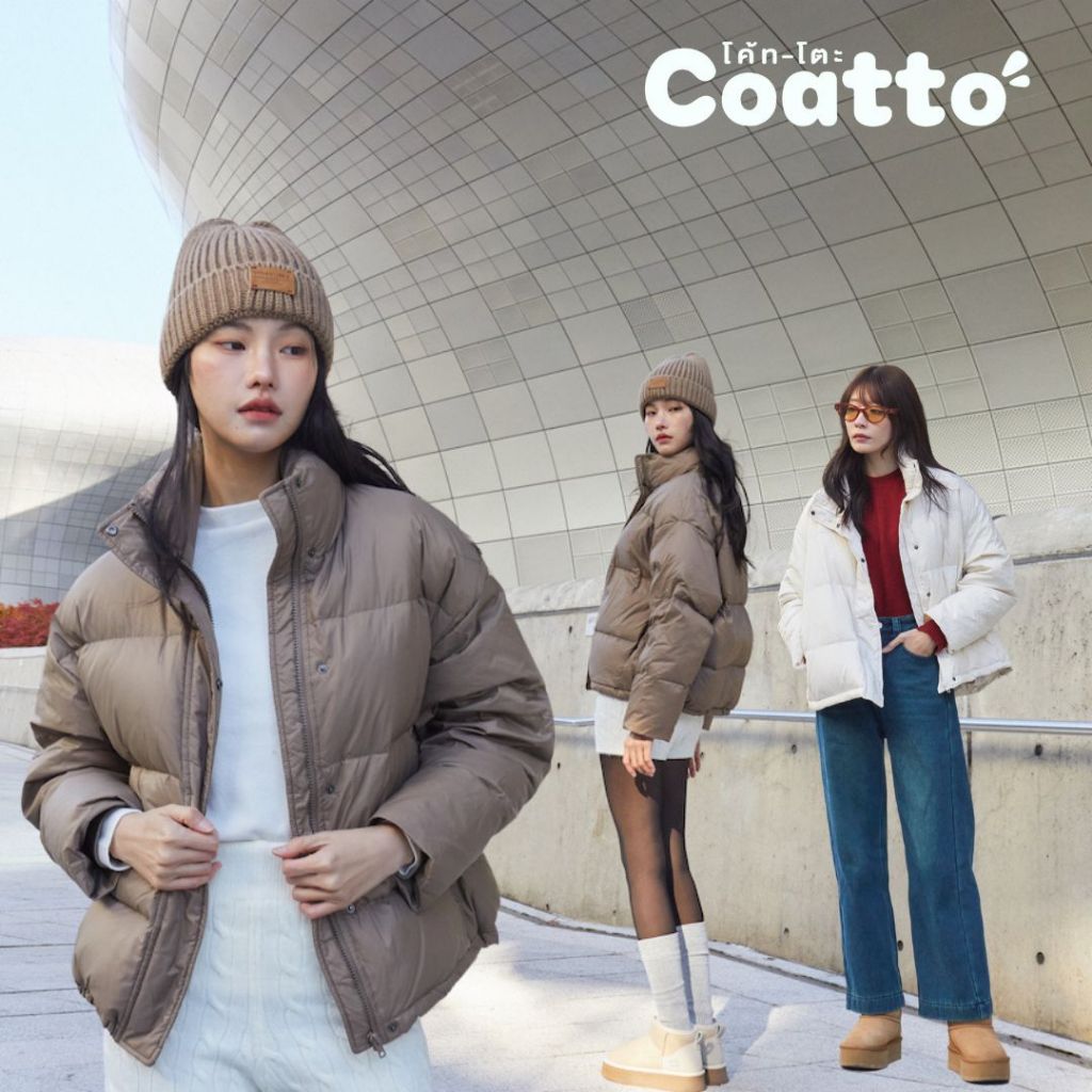 [Coatto.bkk] Unisex Down Coat เสื้อโค้ทขนเป็ด (C188) | Shopee Thailand