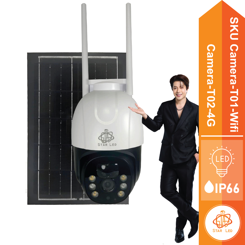 กล้องวงจรปิด พลังงานแสงอาทิตย์ Camera-T01-Wifi,Camera-T02-4G home WIFI ...