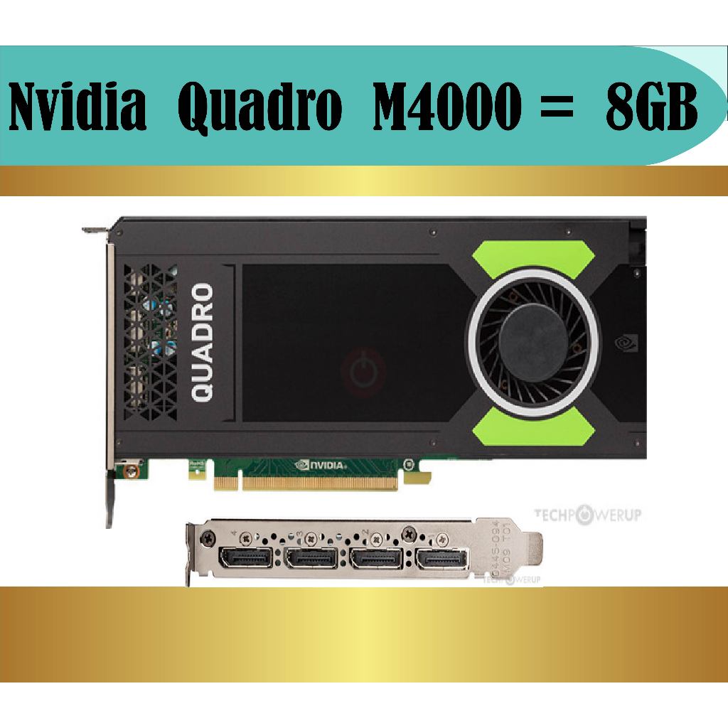การ์ดจอ Nvidia Quadro M4000 8GB | Shopee Thailand