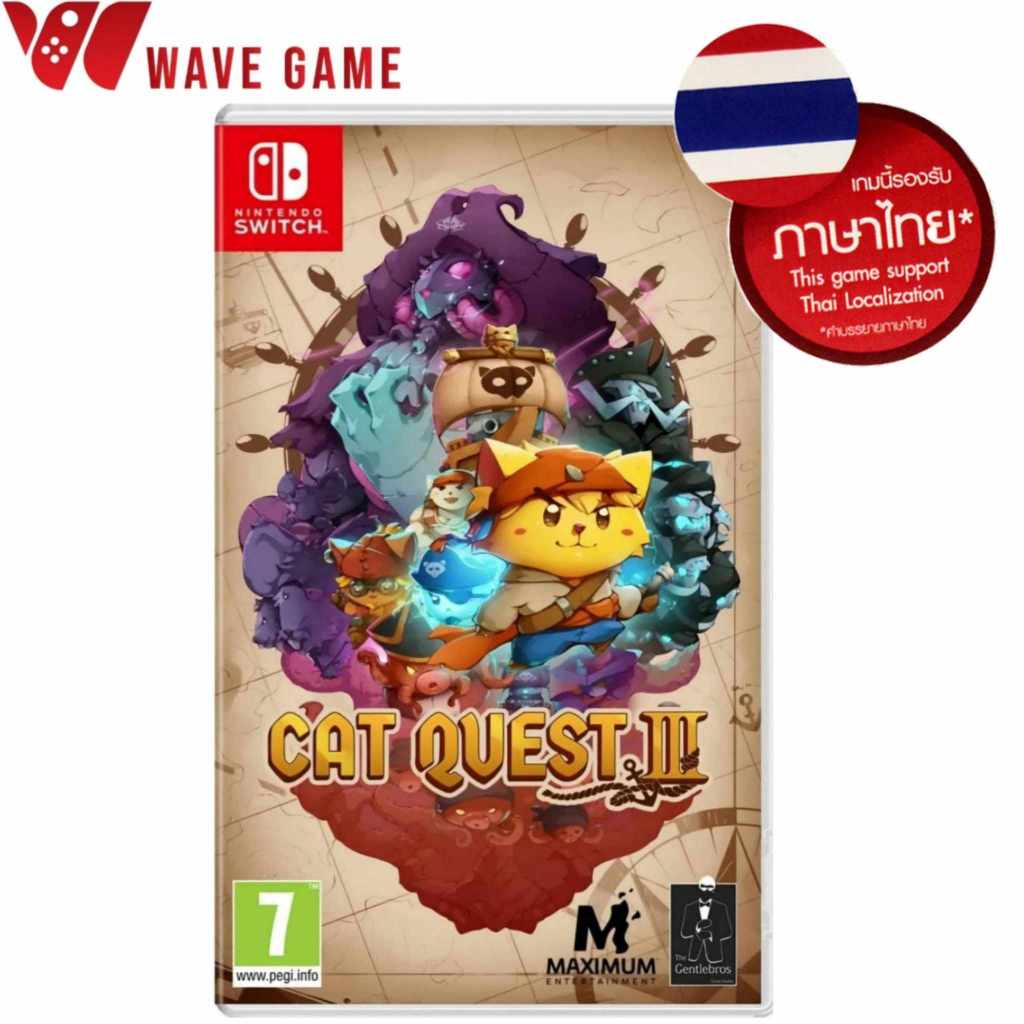 nintendo switch cat quest 3 ( english / thai ) | Shopee Thailand