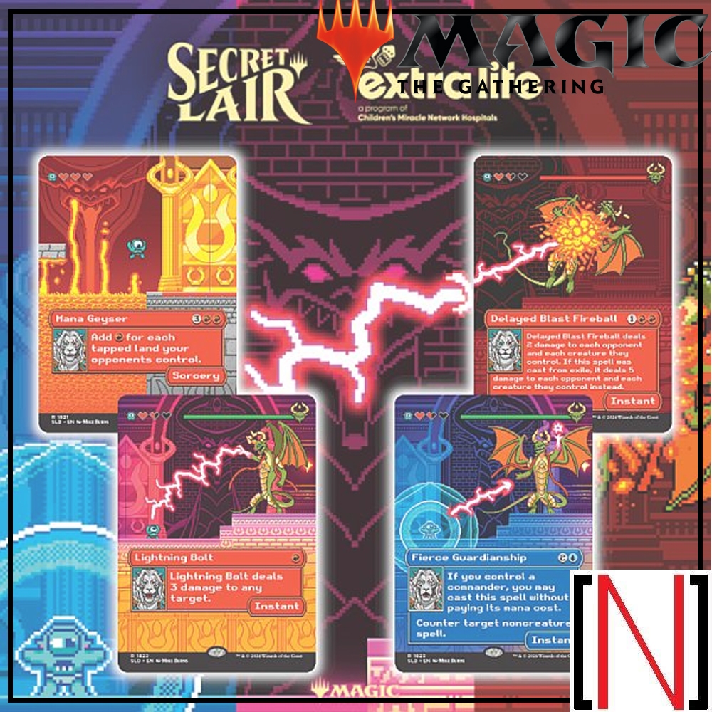 [MTG] Secret Lair x Extra Life: Pixel Perfect | Extra Life 2024 Foil ...
