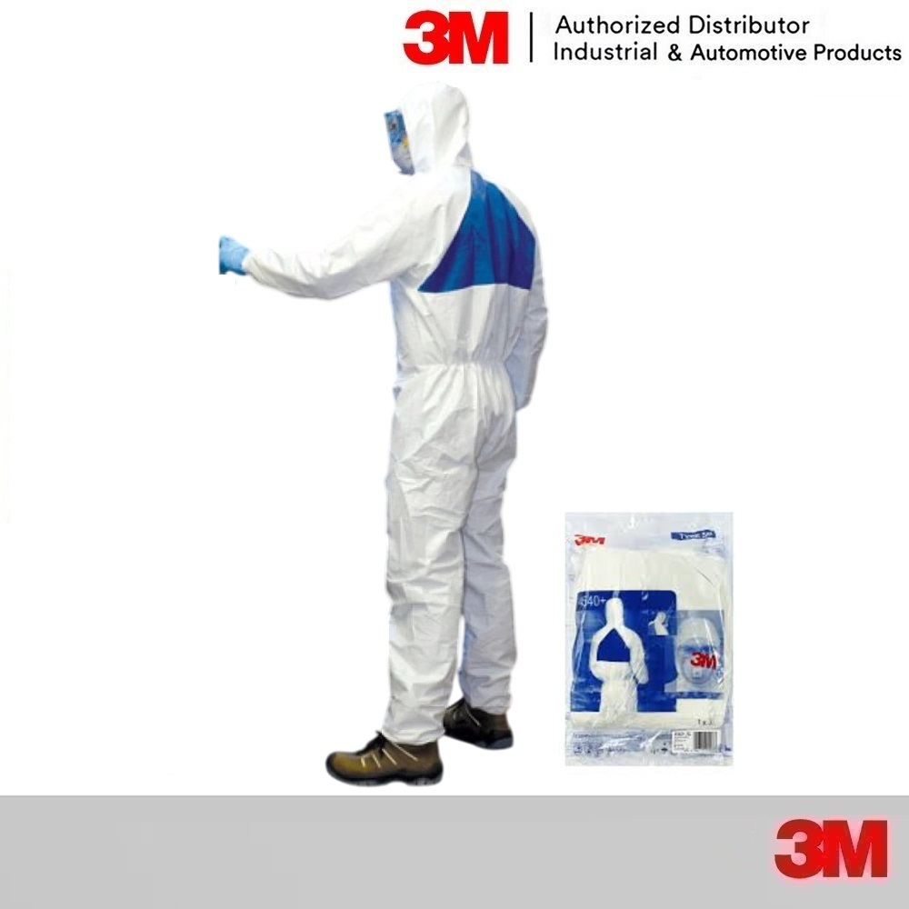 3M 4540+ ชุดป้องกันสารเคมีและฝุ่นละออง พร้อมช่องระบายอากาศ (1ชุด ...
