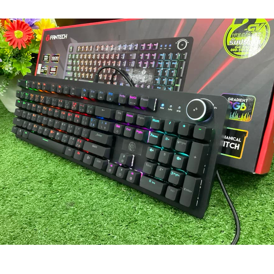 KEYBOARD FANTECH MK853 MAXCORE Mechanical Keyboard Gaming คีย์บอร์ด เกม ...