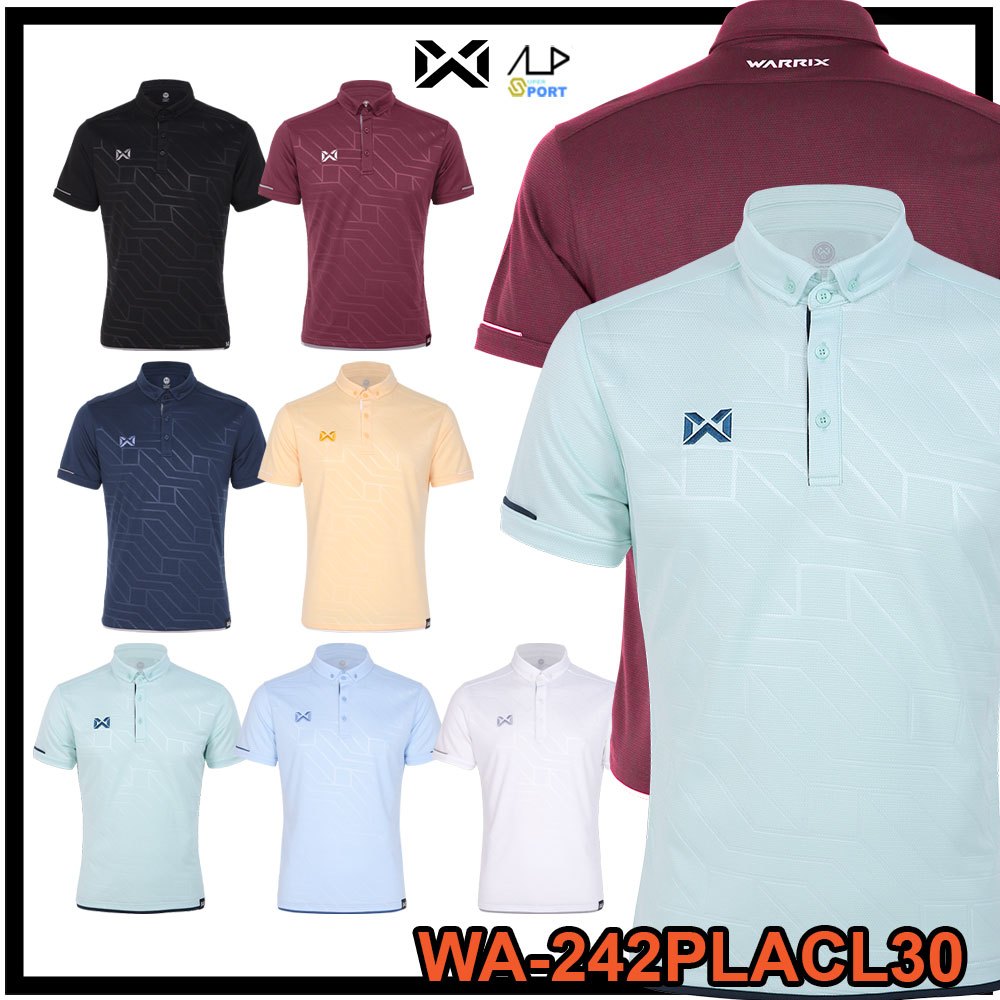 💥ลดโหดเหลือ282บาท💥 เสื้อโปโล เสื้อโปโลวอริกซ์ WARRIX VIVIDUS รุ่น WA-242PLACL30 แท้100% | Shopee ...