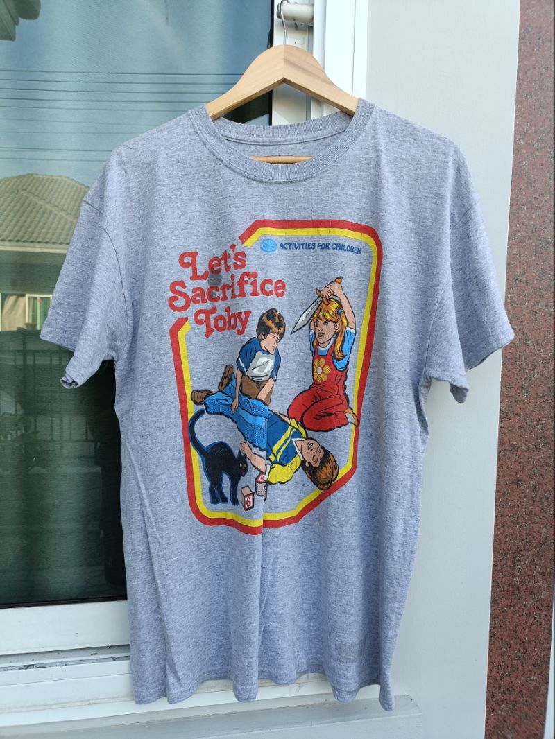 เสื้อยืดมือสอง เสื้อLets Sacrifice Toby size L มือ2 | Shopee Thailand