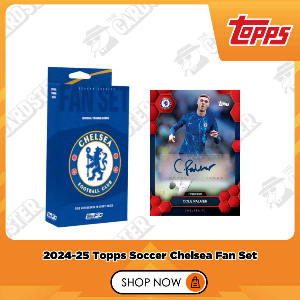 [พร้อมส่ง] 2024-25 Topps Soccer Chelsea Fan Set สาวกสิงห์บลูส์ ห้ามพลาด ...