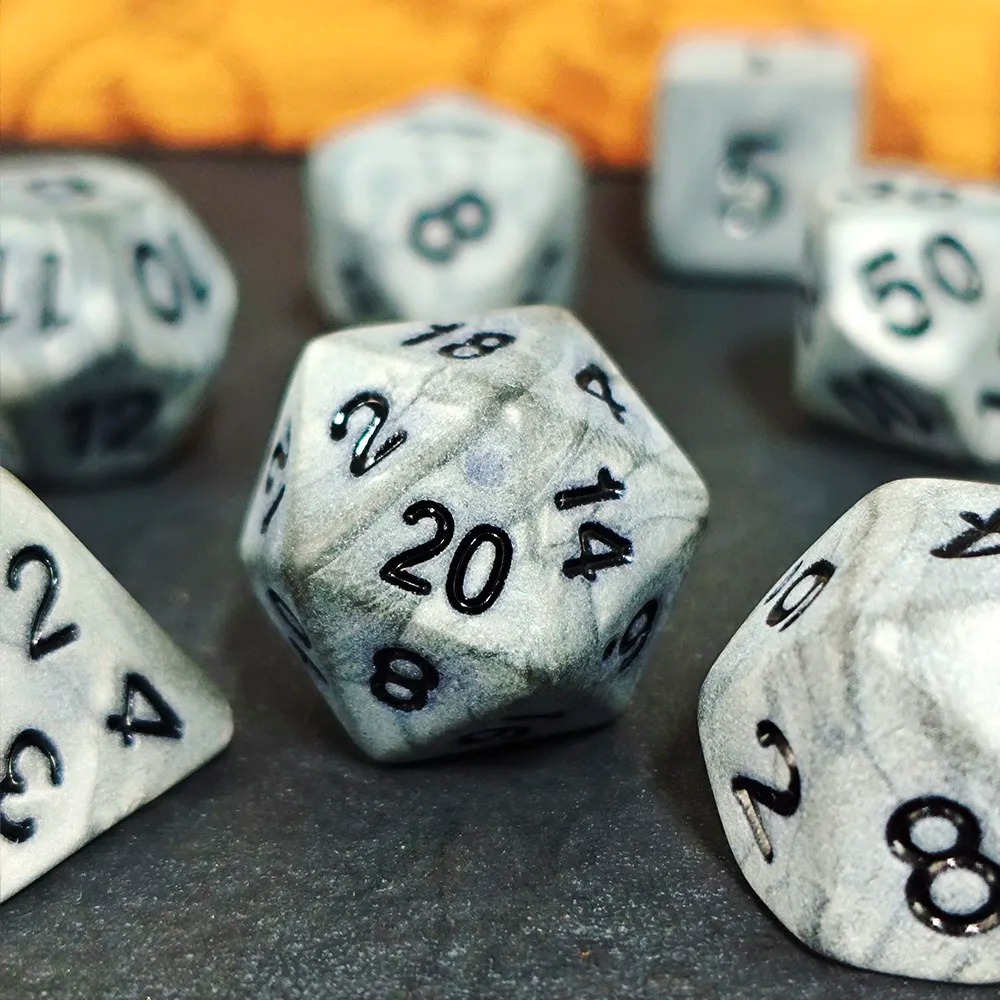 Rock Dice Set of 7 | ลูกเต๋า Dice For DnD D&D MTG RPG TRPG เกมกระดาน ...