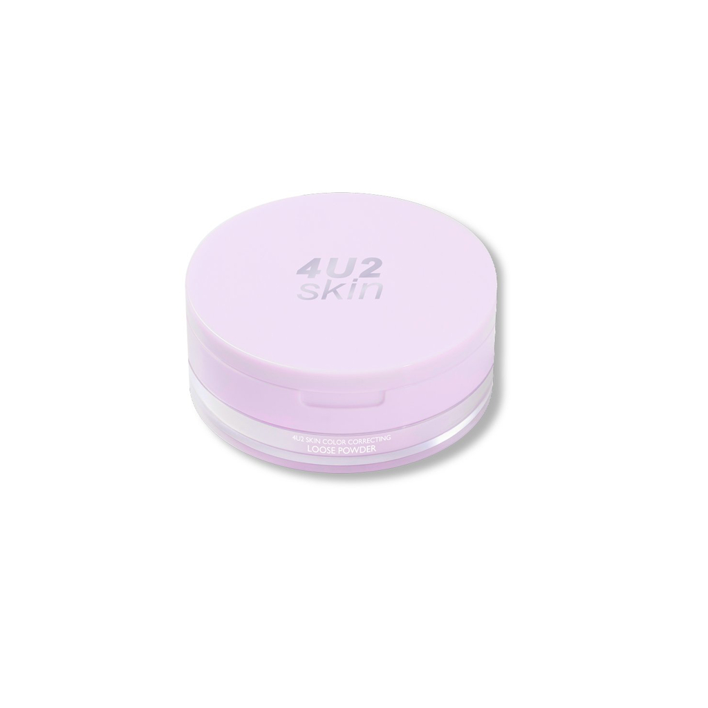 4U2 SKIN COLOR CORRECTING LOOSE POWDER (5105) แป้งฝุ่นสีม่วงปรับผิว ...