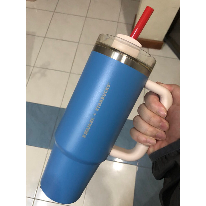 🌟New!![ 💯ของแท้ 100% ]Starbucks Stainless Steel Holiday Blue STANLEY ...