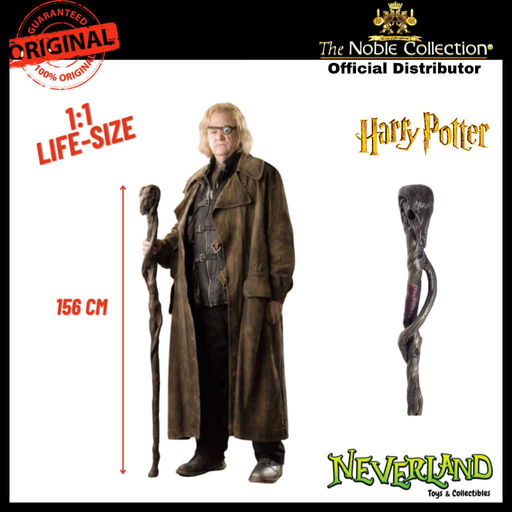 Harry Potter Mad-Eye Moody's Life-Size Staff Noble Collection | Shopee ...