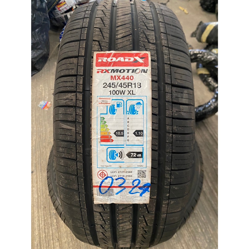 245/45R18 ยี่ห้อRoadx รุ่น MX440 ยางใหม่ ปี2025 | Shopee Thailand