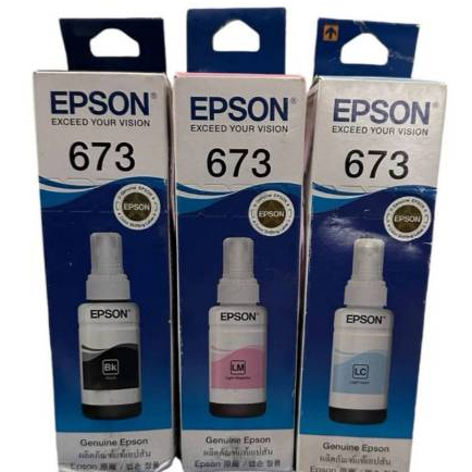 Epson 673 BK LM LC หมึกเติม หมึกแท้ L800 L805 L1800 ของลดราคา ปี23 ของแท้เเน่นอน 100% | Shopee ...