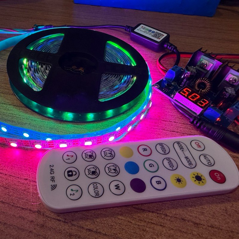 RGB DC 5V ไฟLED พร้อมชุดควบคุม | Shopee Thailand