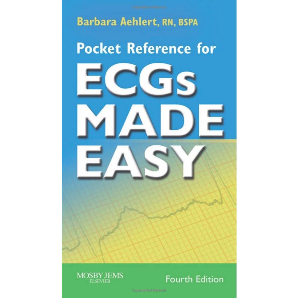 [หนังสือ] Pocket Reference for ECGs Made Easy คลื่นไฟฟ้าหัวใจ ecg ekg ...