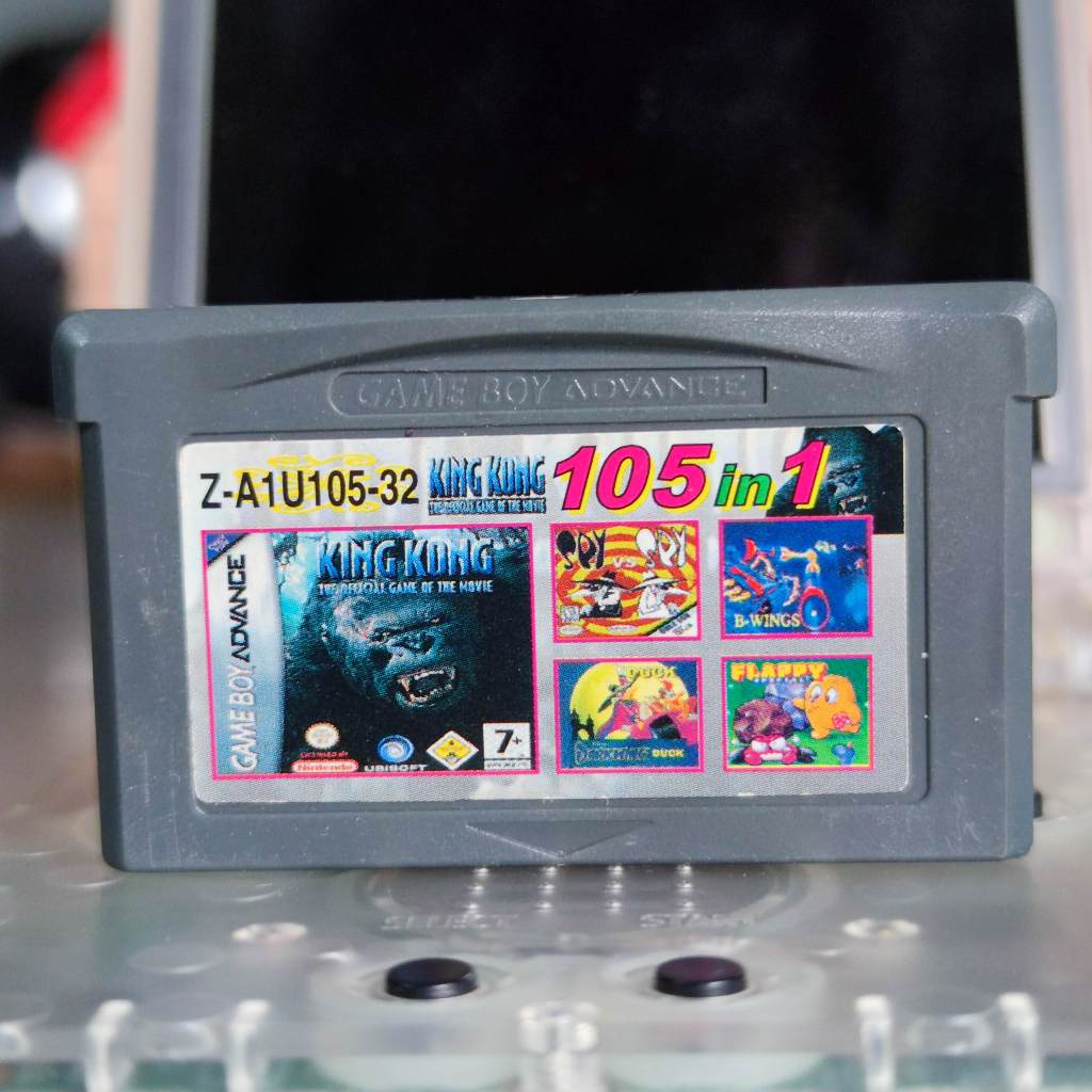 GBA ตลับรวมเกม 105 in 1 [bootleg] KING KONG ที่เหลือ เป็นเกม Famicom ...