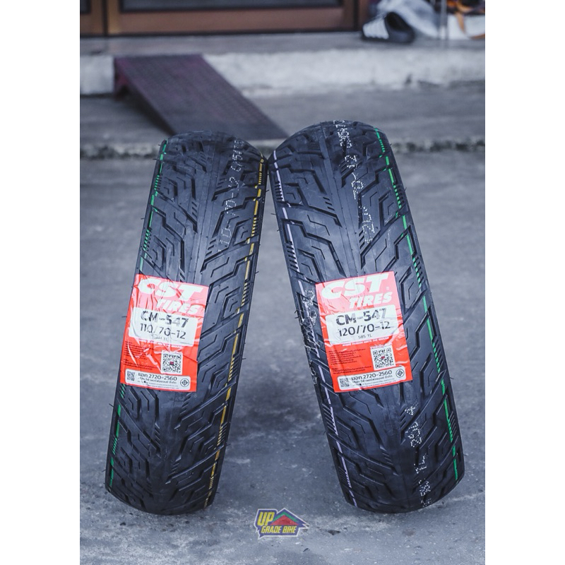 ยาง CST CM-547 ใส่ VESPA SPRINT / PRIMAVERA / LAMV125-200 ไซส์เดิม คู่ละ 2,290฿ (ยางปี 24 ...