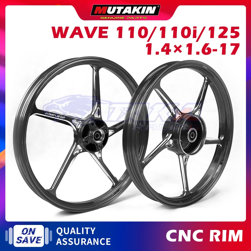 MUTAKIN ล้อเเม็ก CNC 511 เวฟ125i SuperCub110 WAVE110i WAVE125i 125LED ...