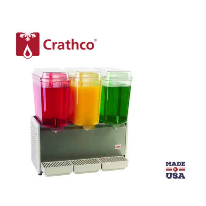 เครื่องจ่ายน้ำหวานและทำความเย็น CRATHCO D355-3 (3หัวจ่าย) made in USA ...