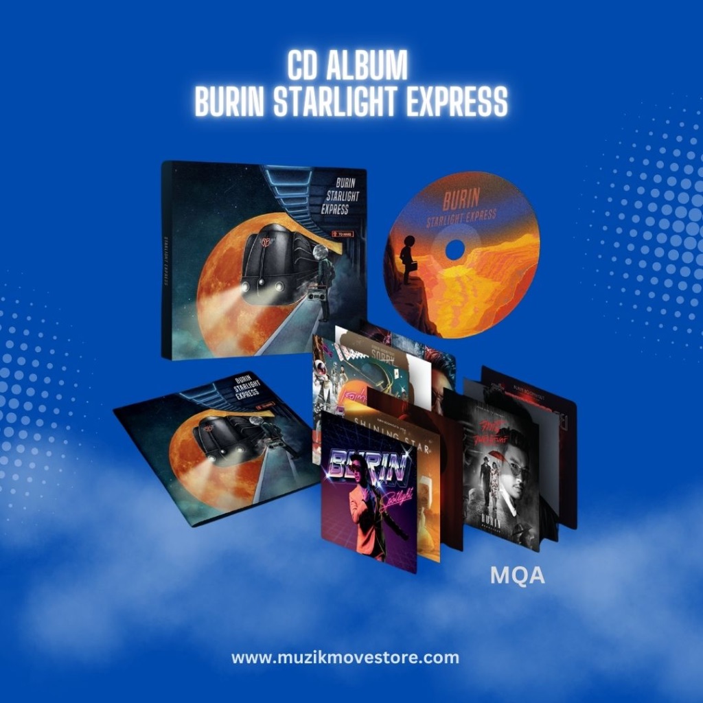 ซีดีอัลบั้ม CD Album Burin Starlight Express MQA แผ่นทอง แผ่นซีดีเพลง บุรินทร์ บุญวิสุทธิ์ ...