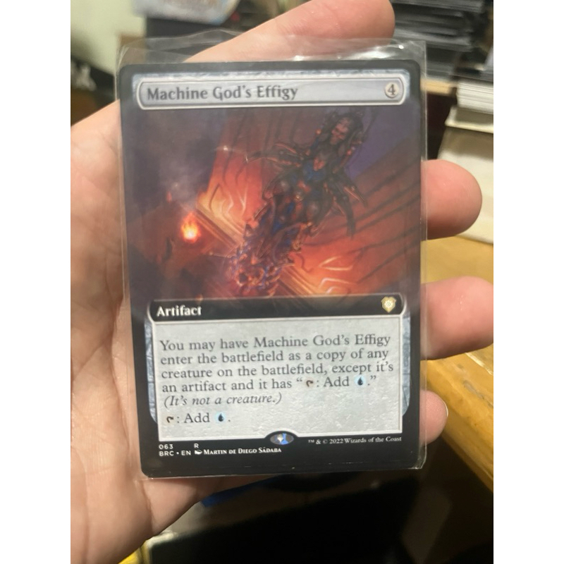 การ์ด MTG Machine God’s Effigy Artifact Magic the gathering EDH รุ่น ...