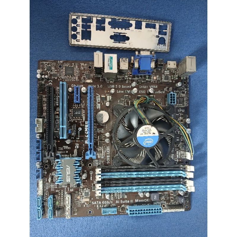 cpu i5 3450 gen3 พร้อมบอร์ด asus P8H77-M บอร์ดใหญ่ สภาพสวย ใช้งานปกติ ...