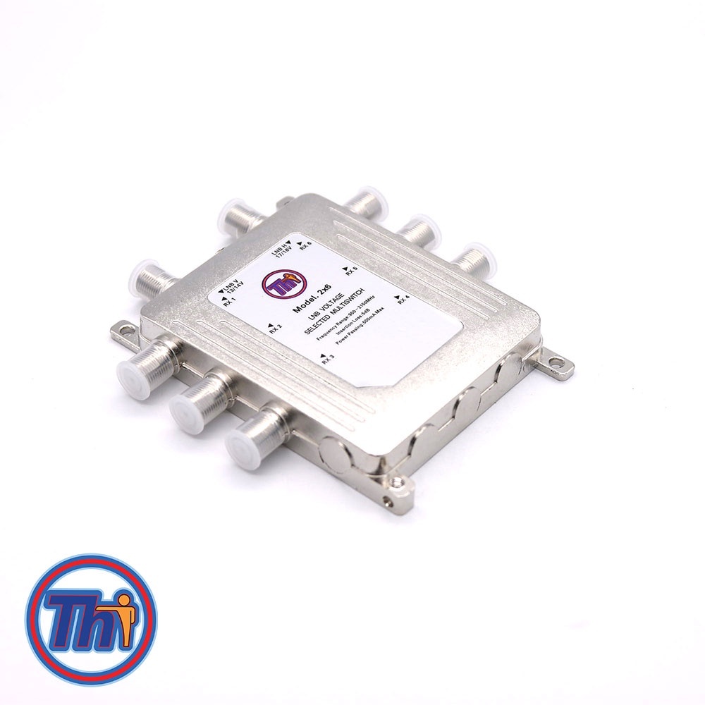 ไทยแชทมัลติสวิตช์ Thaisat Multi Switch ideasat 2x6 (เข้า2ออก6) ประกัน 1 ...