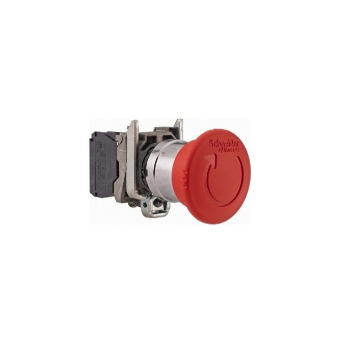 Schneider XB4BS8444 Emergency Switch สวิตช์ปุ่มกดฉุกเฉิน แบบกดล็อคหมุน ...