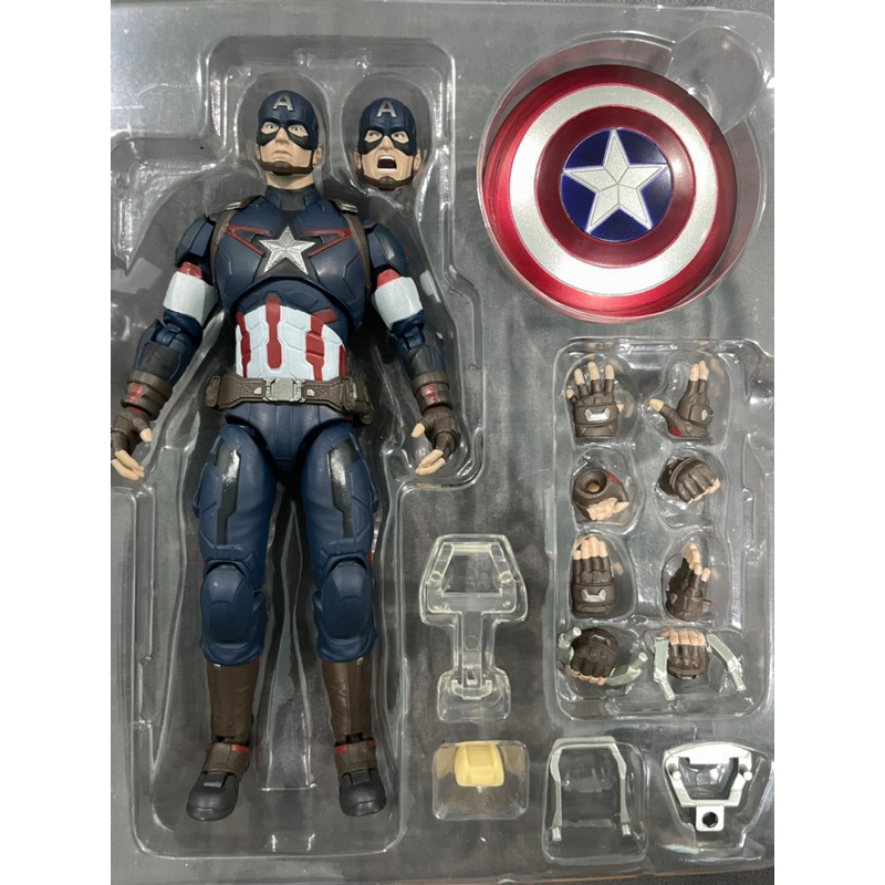 มือสอง ของแท้ SHF Captain America avengers age of ultron aou bandai S.H ...