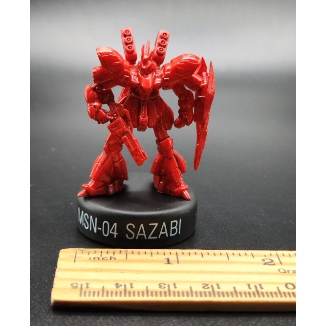 Gundam MSN-04 SAZABI RARE Red Color Mini Figure Selection Vol 2 RARE ...