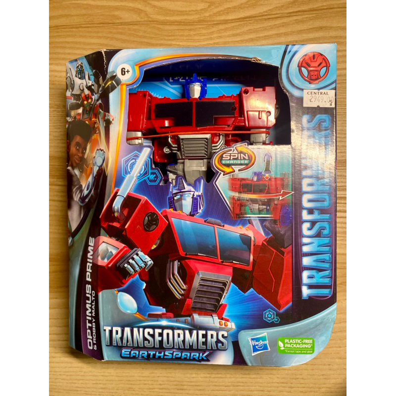 Clearance Sale hasbro Transformers: EarthSpark Spin Changer Optimus ...