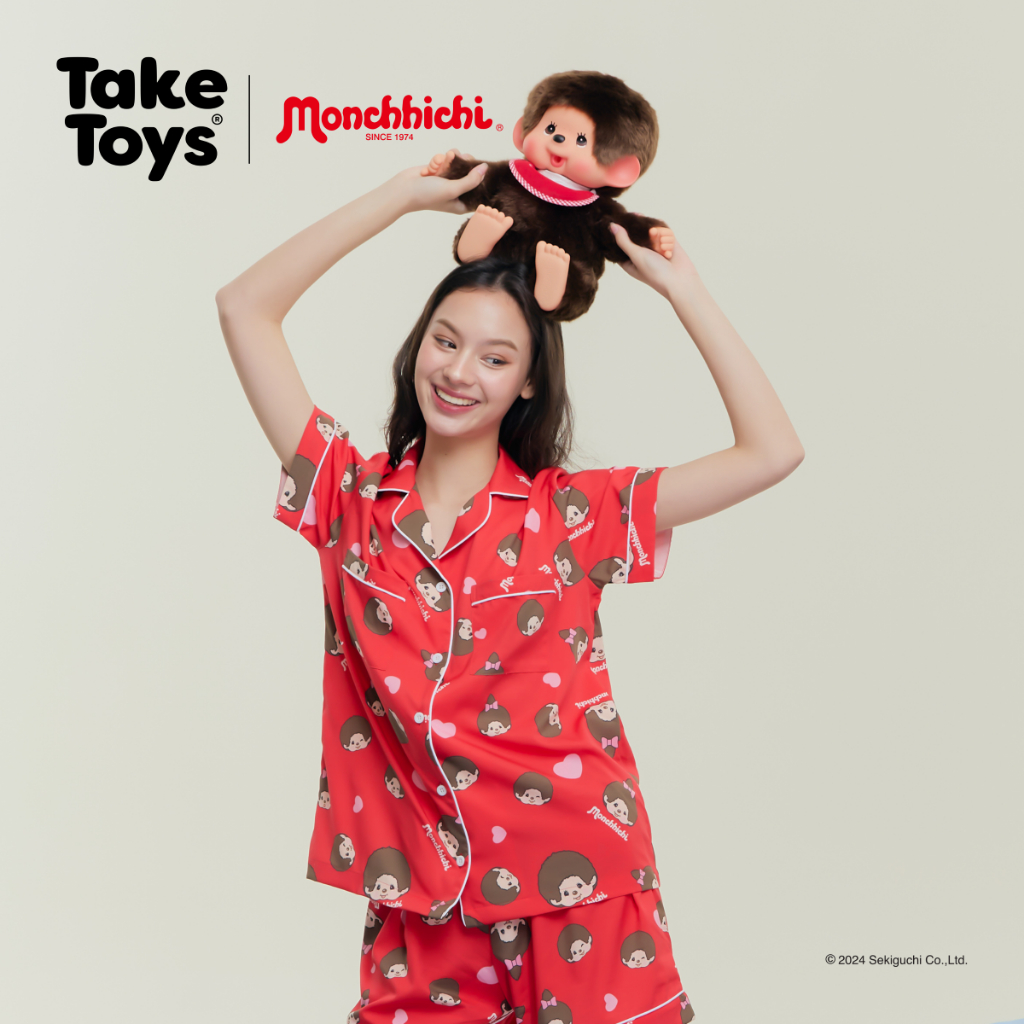 ชุดนอนมอนชิชิ - Monchhichi Pajamas Set | Shopee Thailand