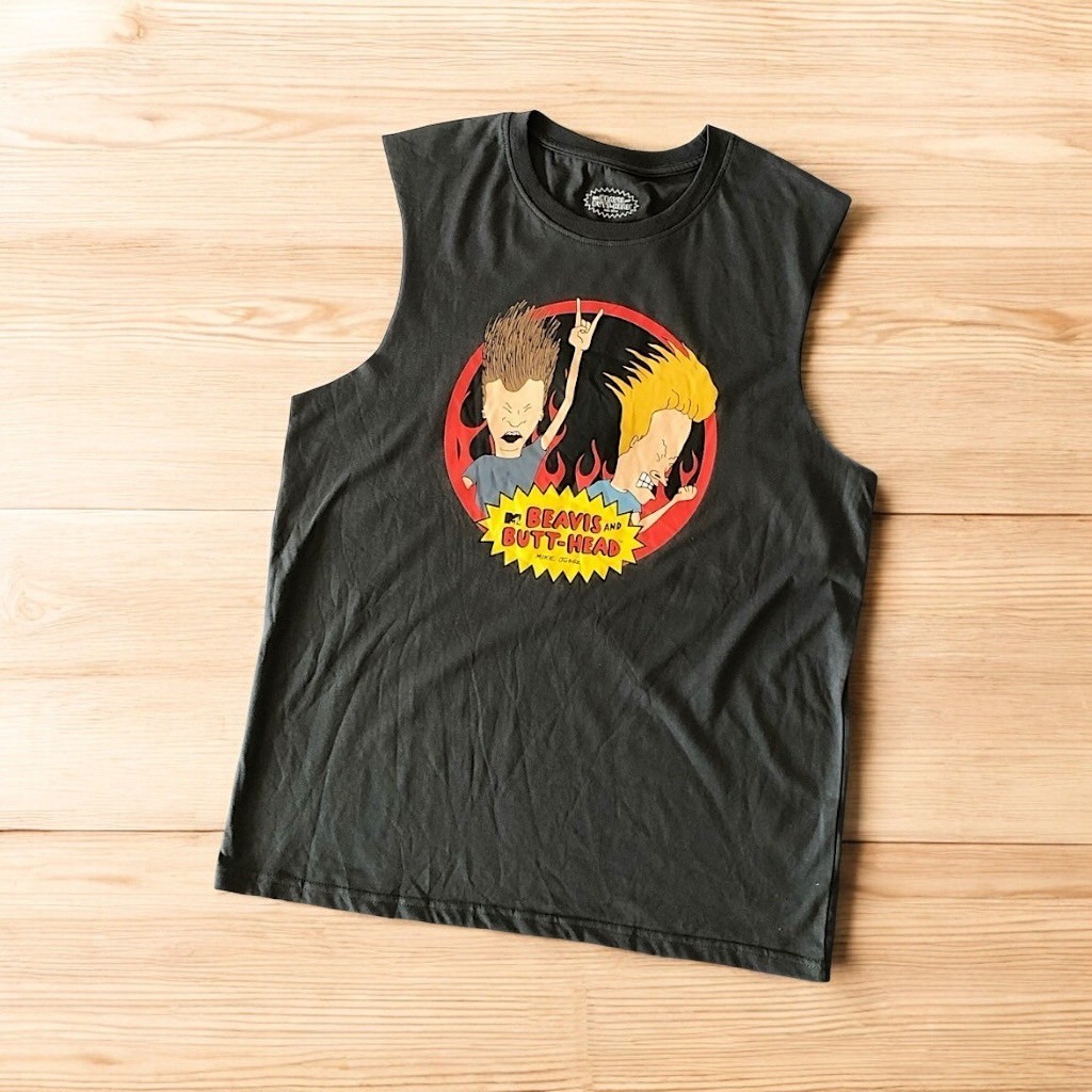 เสื้อแขนกุด Beavis And Butt-Head Muscle Tank รับประกันของแท้ มือ1 พร้อม ...