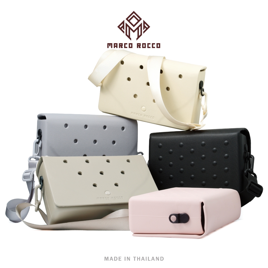 Marco Rocco กระเป๋าสะพาย ทรงกล่อง กระเป๋าแฟชั่น พร้อมสาย crossbody ...