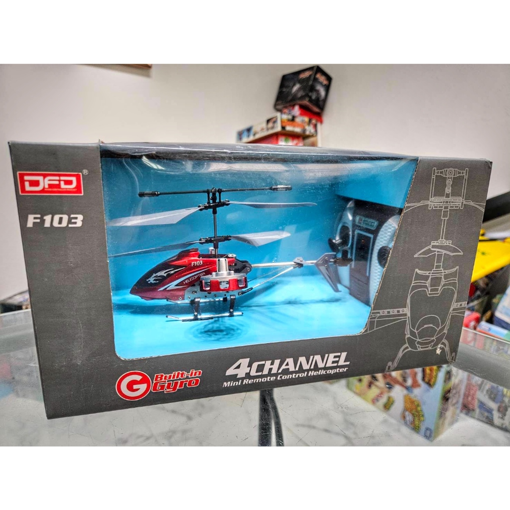 ฮอบังคับ 4Ch(DFD f103 avatar micro helicopter 4CH gyro)Build in Gyro บังคับง่าย | Shopee Thailand