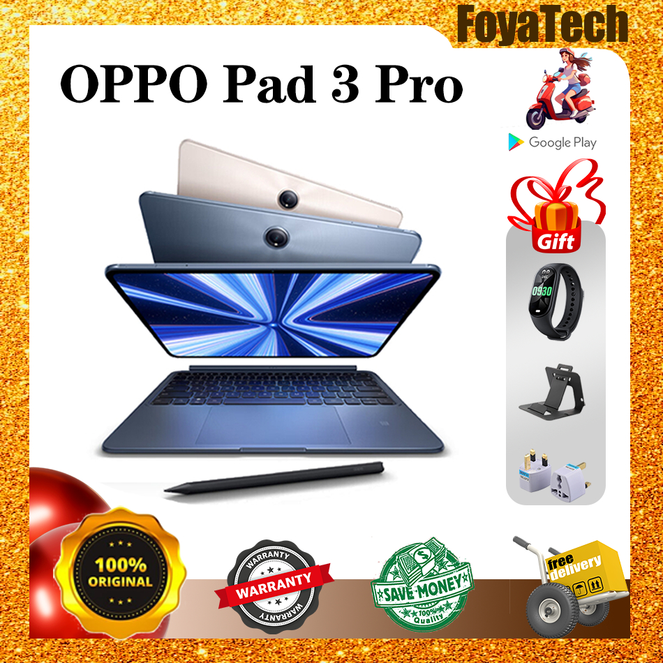 OPPO Pad 3 Pro Snapdragon 8 Gen 3 144Hz 2.5K 9510mAh OPPO Tablet (Support Thai and Google Play ...