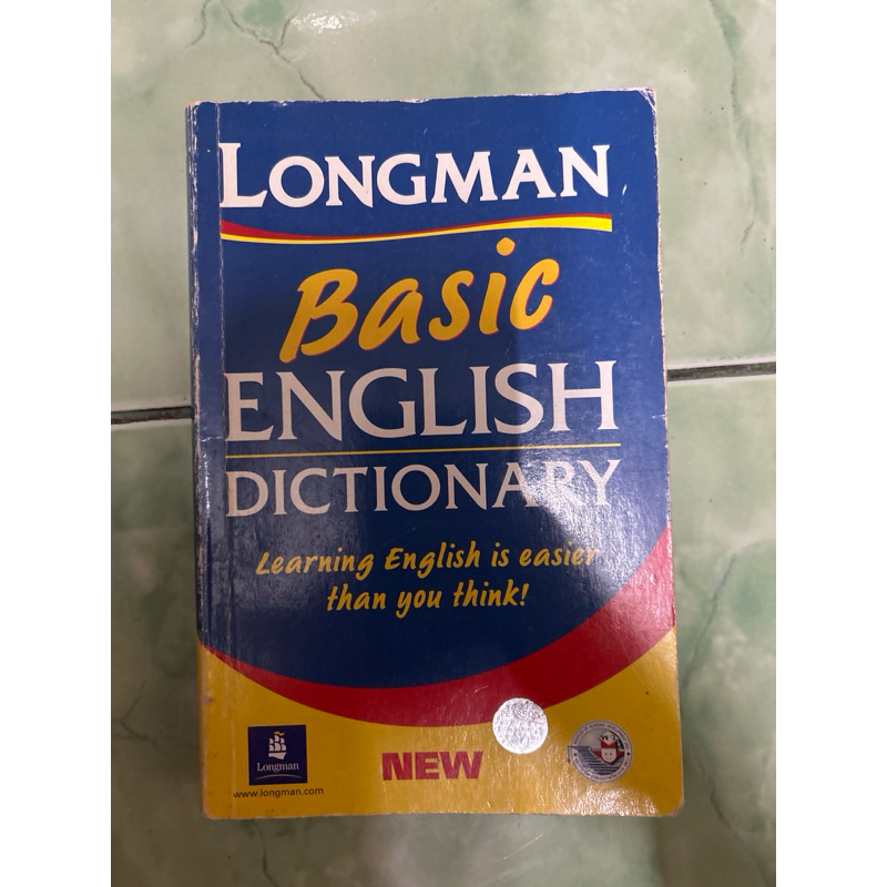 Longman basic English-Thai dictionary มือสอง มีเขียดเขียนขอบหนังสือ ...