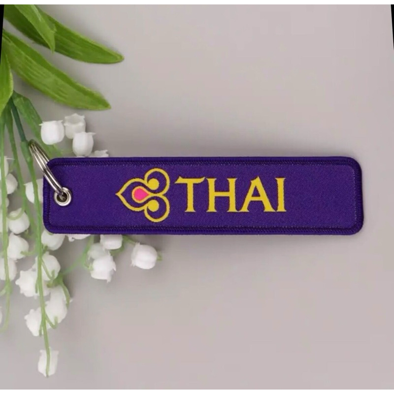 THAI KEYCHAIN พวงกุญแจพรีเมี่ยม ลายการบินไทย ออกแบบสวยงาม สำหรับติด ...