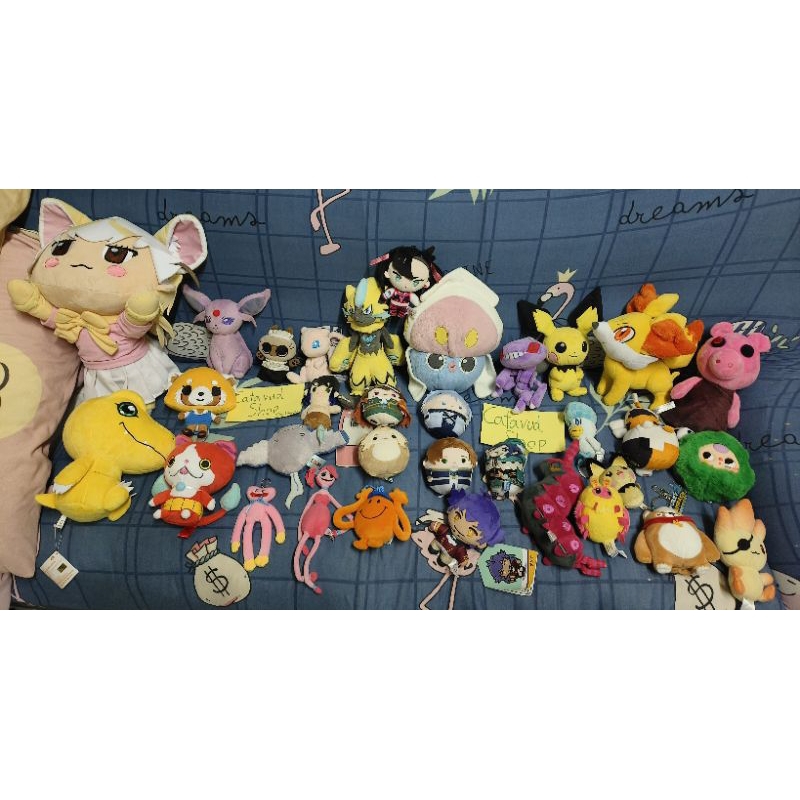 (พร้อมส่ง) ตุ๊กตาโปเกม่อน Pokemon Center Digimon Banpressto Minecraft ...