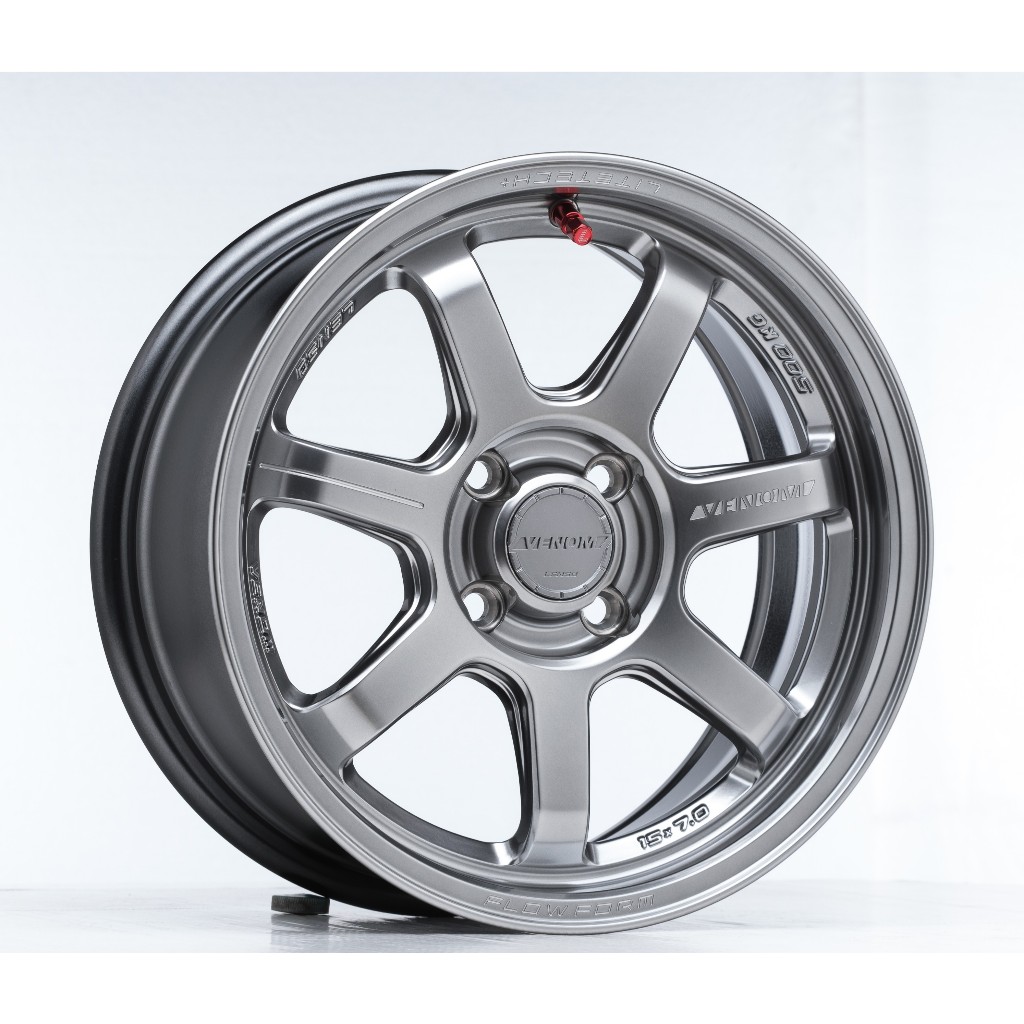 Lenso Wheel Venom VT7 ขอบ 15x7.0" 4รู100 ET+35 สีHBT ล้อแม็ก เลนโซ่ lenso15 แม็กขอบ15 | Shopee ...