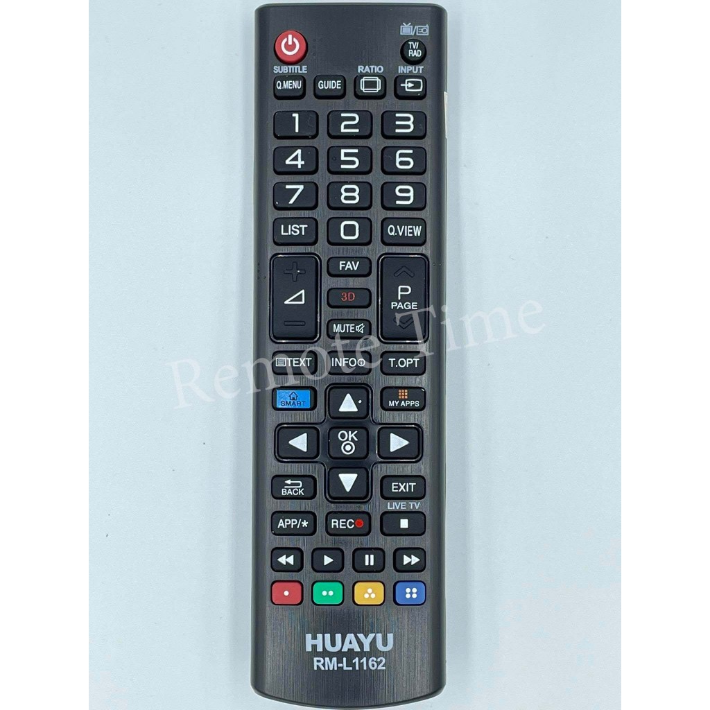 รีโมททีวีที่ใช้งานได้กับ LG รุ่น RM-L1162 ใช้กับทีวีแอลจีทุกรุ่น **ไม่ต้องตั้งค่า ใส่ถ่านแล้วใช้ ...