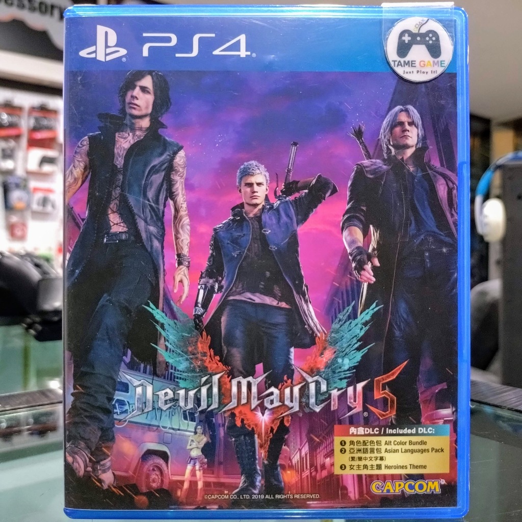(ภาษาอังกฤษ) มือ2 PS4 Devil May Cry 5 เกมPS4 แผ่นPS4 มือสอง (เล่นกับ ...